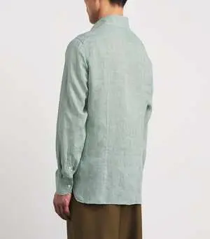100HANDS Linen Shirt - Green