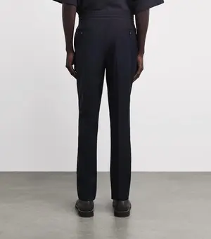 Officine Générale Wool Drew Drawstring Trousers