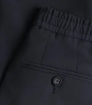 Officine Générale Wool Drew Drawstring Trousers