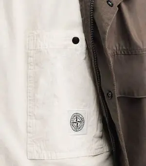Stone Island Cotton Logo-pocket T-shirt - Ivory