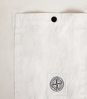 Stone Island Cotton Logo-pocket T-shirt - Ivory