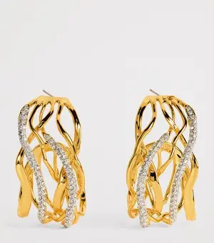 Alexis Bittar Plated Solanales Woven Earrings