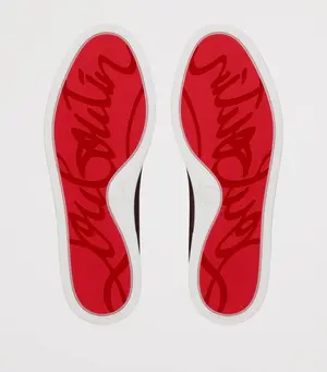 CHRISTIAN LOUBOUTIN Chambeliboat Leather Loafers - Red