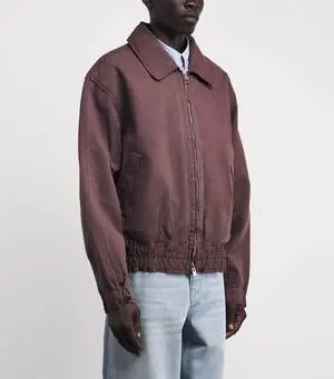 Our Legacy Cotton-linen Command Jacket - Red