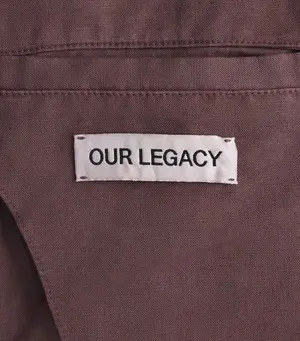 Our Legacy Cotton-linen Command Jacket - Red