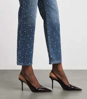 Good American Good Icon Straight Leg Jeans - Blue