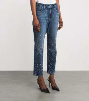 Good American Good Icon Straight Leg Jeans - Blue