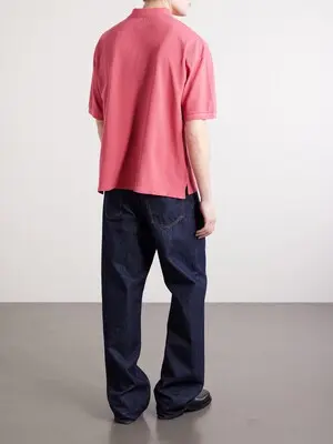 Visvim Logo-embroidered Cotton Polo Shirt