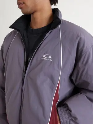 Balenciaga Logo-print Shell Down Jacket