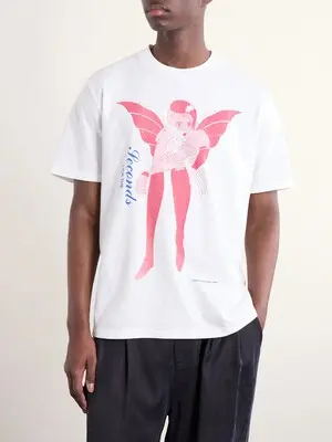 Our Legacy Printed Cotton-jersey T-shirt - White