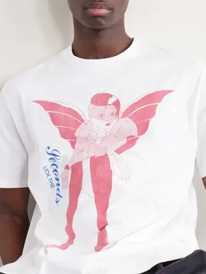 Our Legacy Printed Cotton-jersey T-shirt - White
