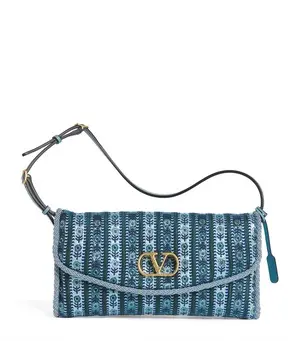 Valentino Garavani Jacquard Shoulder Bag