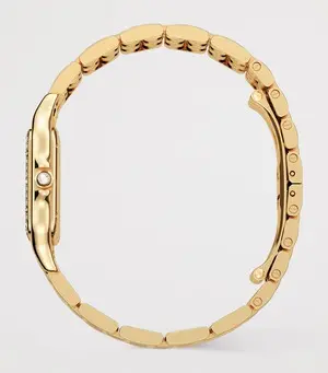 Cartier Panthère De Watch In Yellow Gold And Diamonds