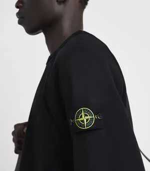 Stone Island Organic Cotton Raglan-sleeve Sweatshirt