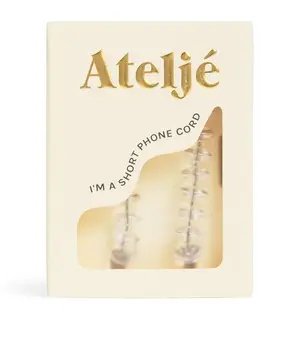 ATELJE Echo Phone Cord - Clear