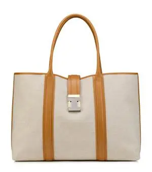 CHRISTIAN LOUBOUTIN Nox Canvas Tote - Beige