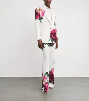 Alice + Olivia Floral Print Blazer