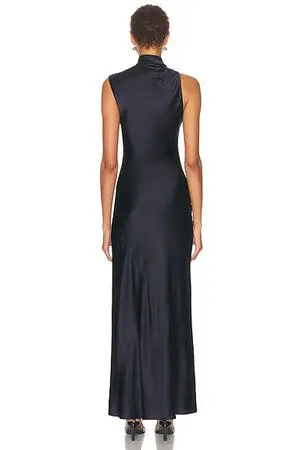 SRG Arden Silk Dress - Navy