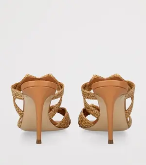 Casadei Leather Mariposa Mules