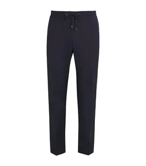 Pal Zileri Drawstring Trousers - Navy