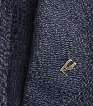 Pal Zileri Linen-wool Brera Blazer - Navy
