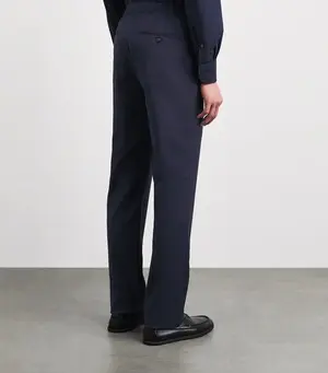 Pal Zileri Stretch-virgin Wool Half-elasticated Trousers