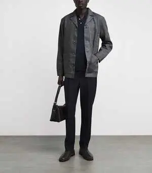 Officine Générale Wool-silk-linen Sheldon Jacket