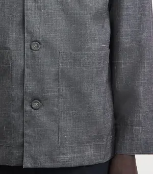 Officine Générale Wool-silk-linen Sheldon Jacket
