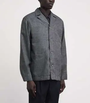 Officine Générale Wool-silk-linen Sheldon Jacket