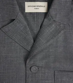 Officine Générale Wool-silk-linen Sheldon Jacket