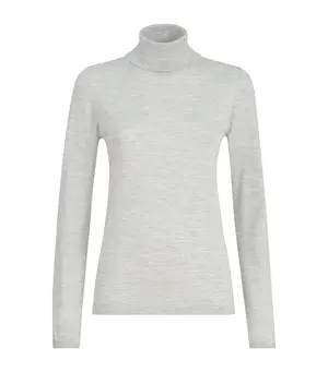 Brunello Cucinelli Cashmere-silk Rollneck Sweater