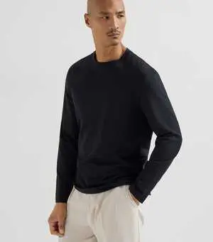 Brunello Cucinelli Cotton Long-sleeve T-shirt - Black