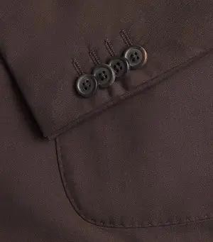 Corneliani Virgin Wool-silk Unlined Whisper Blazer