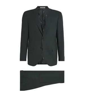 Corneliani Virgin Wool-silk-linen Academy Soft 2-piece Suit