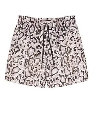 Amiri Snake Print Swim Trunks