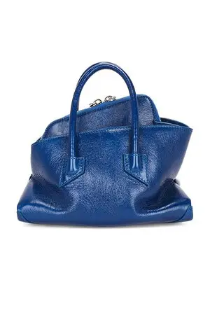 Attico La Passeggiata Mini Top Handle Bag - Blue