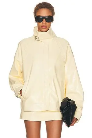 MIMCHIK Buckle Aviator Jacket