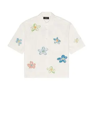 NAHMIAS Super Bloom Cropped Short Sleeve Shirt