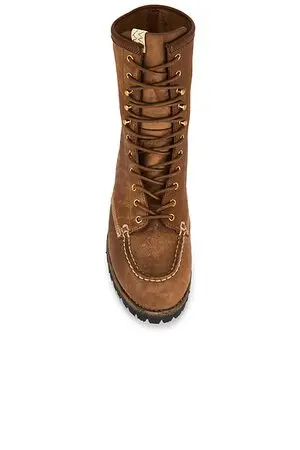 Visvim Scout Moc Lace-up Boots - Brown