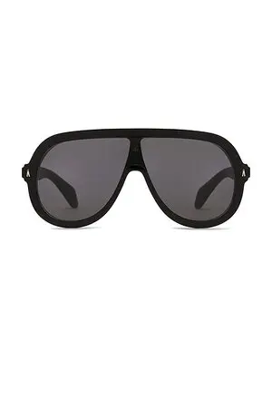 Moncler Sunsette Pilot Sunglasses - Black