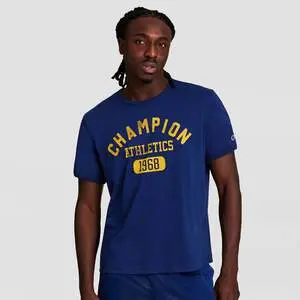 Champion Gridiron Reversible T-shirt, C Logo - Blue Depth
