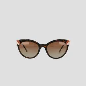 Champion Polarized Cat-eye Sunglasses - Marbled Cocoa