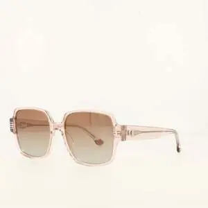 Champion Polarized Square Frame Sunglasses - Trans Blush