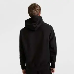 Champion Reverse Weave Small C Hooded Sweatshirt - Black