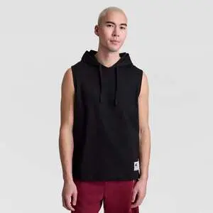 Champion Sleeveless Hoodie With Embroidered Logo