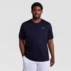 Champion Sport T-shirt, Reflective C Logo Big & Tall - Deep Navy
