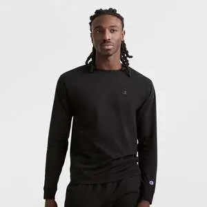 Champion Classic Long Sleeve T-shirt, Embroidered C Logo