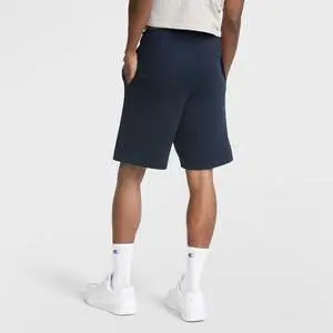 Champion 9" Lounge Shorts With C Patch Logo - Navy