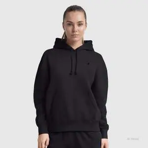 Champion Powerblend Freshman Hoodie With C Logo - Black