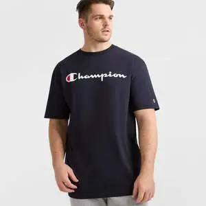 Champion Classic Graphic T-shirt, Script Logo Big & Tall - Deep Navy